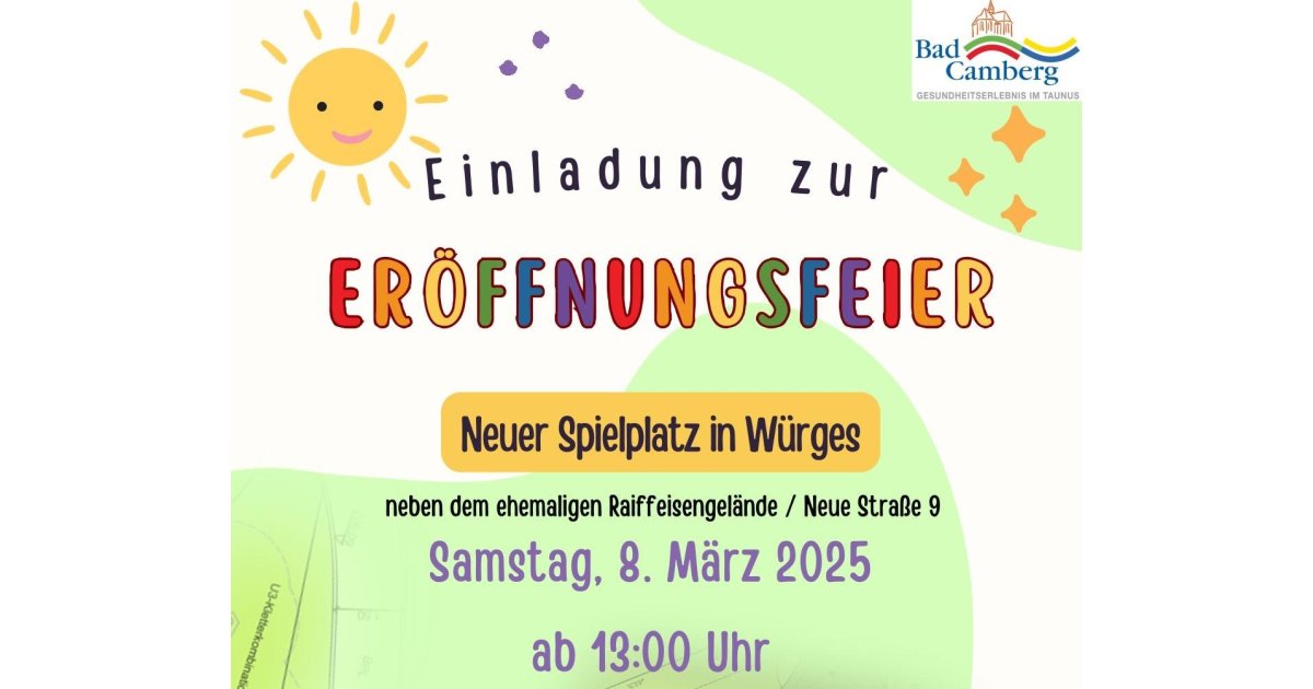 Spielplatz in Würges wird eröffnet - Groß und Klein sind am 8. März ...