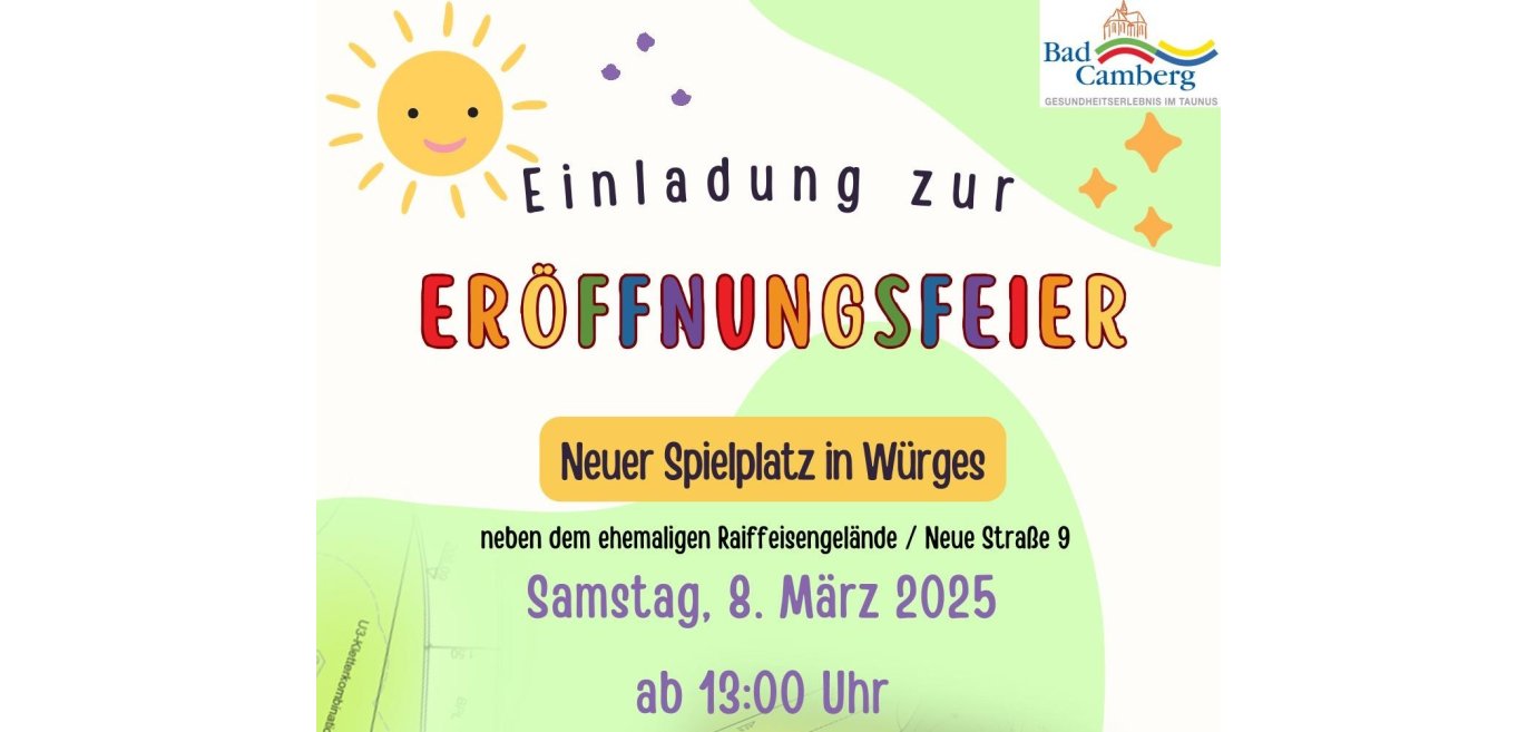 Spielplatz in Würges wird eröffnet - Groß und Klein sind am 8. März ...